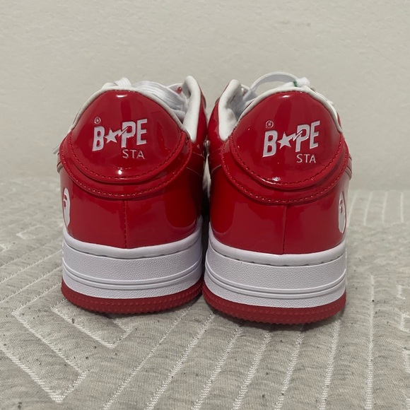 Bape | Shoes | Bapesta 5 Red | Poshmark